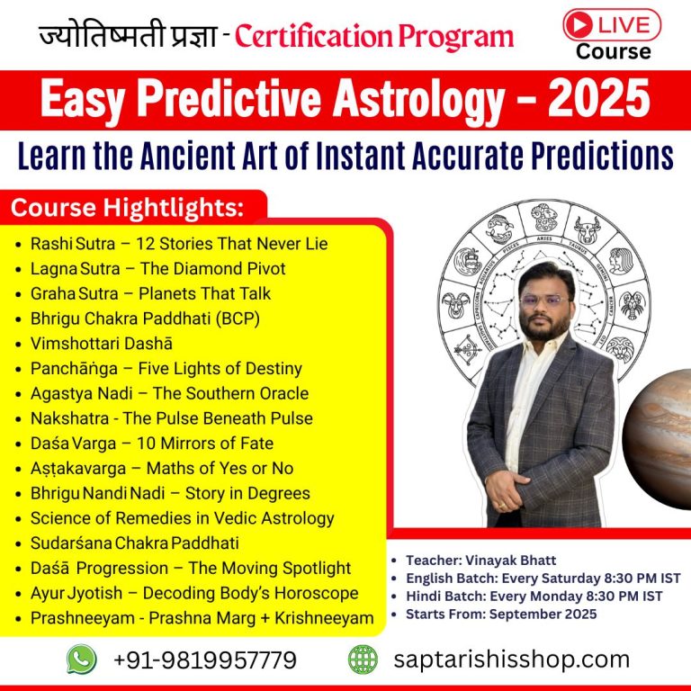 Learn easy predictive astrology in English from a highly experienced ...